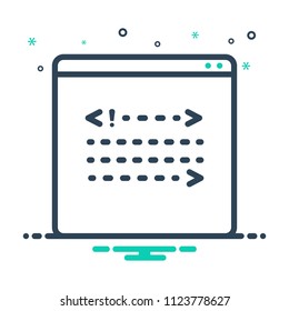 Colorful Icon Hyperterminal Stock Vector (Royalty Free) 1244059846 ...