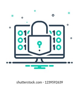 Colorful Icon Decrypt Stock Vector (Royalty Free) 1239592639 | Shutterstock