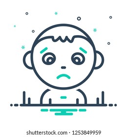 Colorful Icon Discourage Stock Vector (Royalty Free) 1253849959 ...