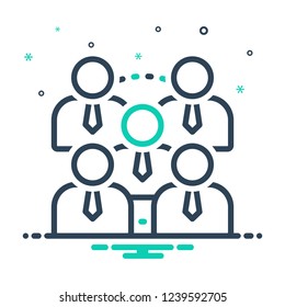 Colorful Icon Headcount Stock Vector (Royalty Free) 1239592705 ...