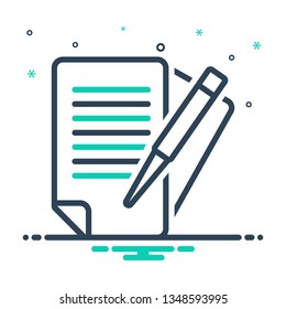 Colorful Icon Paperwork Stock Vector (Royalty Free) 1348593995 ...
