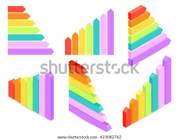 Colorful Infographic Scale Graph Label Headers Stock Vector (Royalty ...