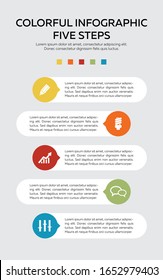 Infographic Template Four Steps Stock Vector (Royalty Free) 701009992 ...
