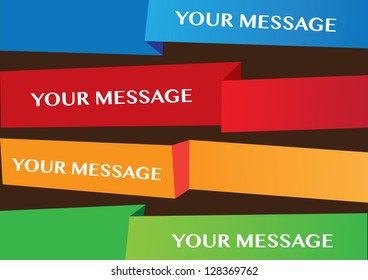 Colorful Layout Design Template Uses Vector Stock Vector (Royalty Free ...