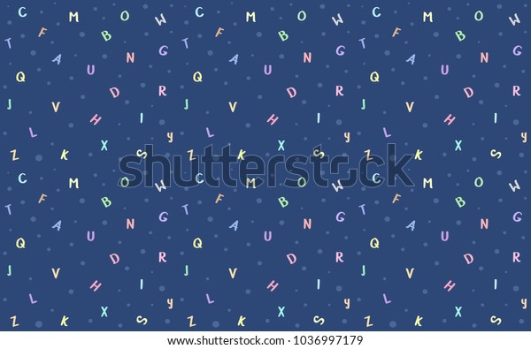 fondo de letras coloridas