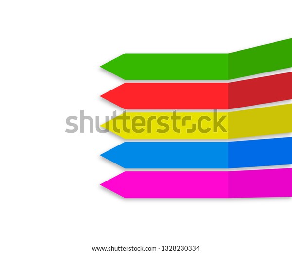 Colorful Line Chart Vector Design Banner Stock Vector (Royalty Free ...