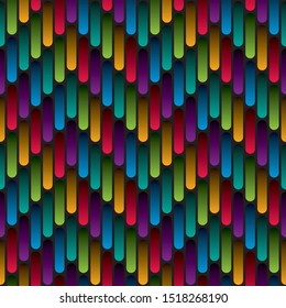 Colorful Lines Seamless Pattern Multicolor Tileable Stock Vector ...