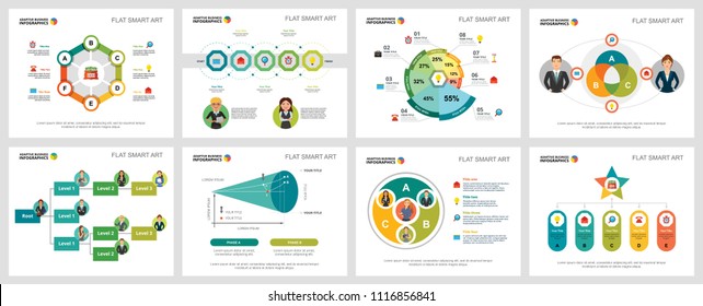 Bright Analytic Charts Design Set Report Stock Vector (Royalty Free ...