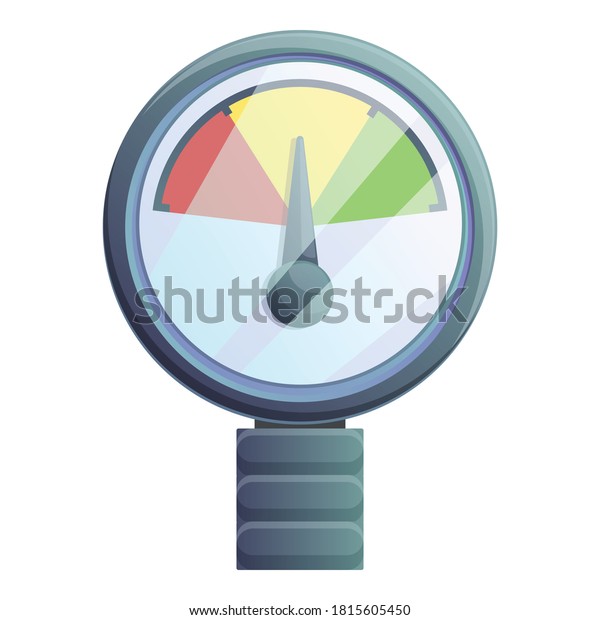Colorful Manometer Icon Cartoon Colorful Manometer Stock Vector ...