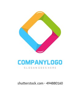 Colorful Media Logo Stock Vector (Royalty Free) 494880160 | Shutterstock