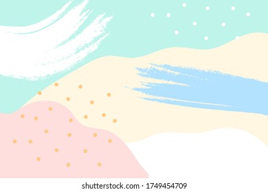 Colorful Memphis Design Background Vector Stock Vector (Royalty Free ...