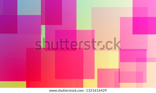 Colorful Messy Square Background Modern Abstract Stock Vector (Royalty ...