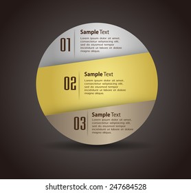 Colorful Modern Circle Text Box Template: vector de stock (libre de ...
