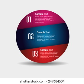 Colorful Modern Circle Text Box Template Stock Vector (Royalty Free ...