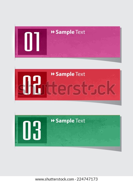 Colorful Modern Old Paper Text Box Stock Vector (Royalty Free ...