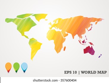 World Climate Zones Map Equator Tropic Stock Vector (Royalty Free ...
