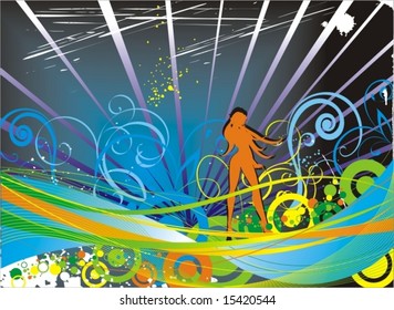 Colorful Party Design Stock Vector (Royalty Free) 15420544 | Shutterstock