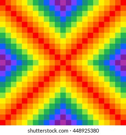 Colorful Pixel Background Stock Vector (Royalty Free) 448925380 ...