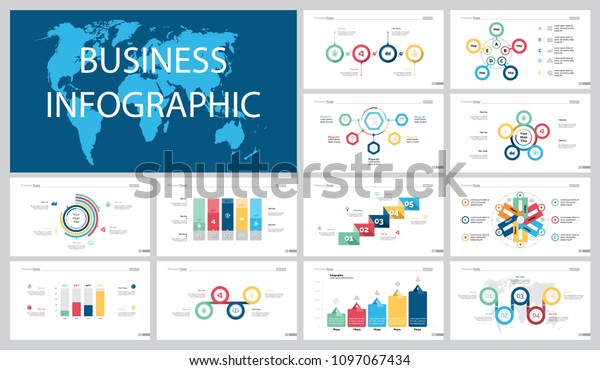Colorful Planning Workflow Concept Infographic Charts: เวกเตอร์สต็อก ...