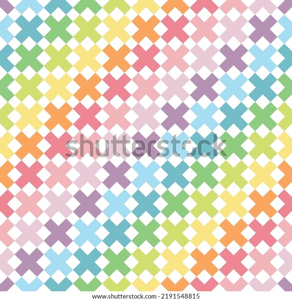 colorido más signo en línea diagonal.: vector de stock (libre de ...