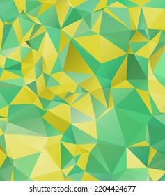 Colorful Polygon Background Frame Abstract Rectangle Stock Vector ...