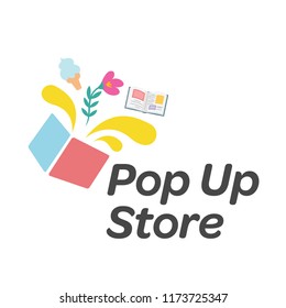 Colorful Pop Logo Stock Vector (Royalty Free) 1173725347 | Shutterstock