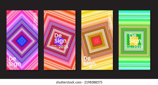 Colorful Poster Design Template Perfect Business Stock Vector (Royalty ...