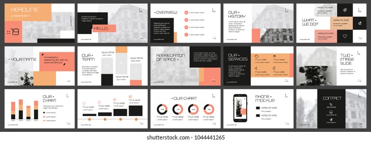 Colorful Presentation Templates Easy Use Creative Stock Vector (Royalty ...