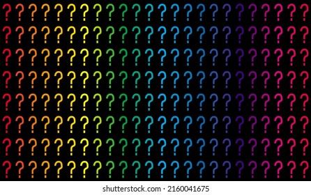 Colorful Question Mark Quiz Night Background Stock Vector (Royalty Free ...