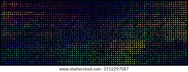 Colorful Rainbow Glitch Broken Screen Effect Stock Vector (Royalty Free ...