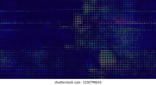 Colorful Rainbow Glitch Screen Effect Abstract Stock Vector (Royalty ...