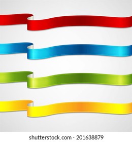 Vector Ribbons Set Stock Vector (Royalty Free) 381221257 | Shutterstock