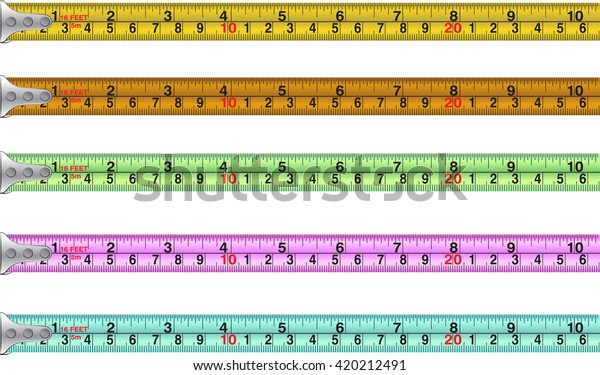 Colorful Rulers Millimeters Centimeters Inches Ruler Stock Vector ... Colorful Rulers Millimeters Centimeters Inches Ruler Stock Vector ...