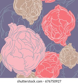 Colorful Sea Flower Background Pattern: vector de stock (libre de ...