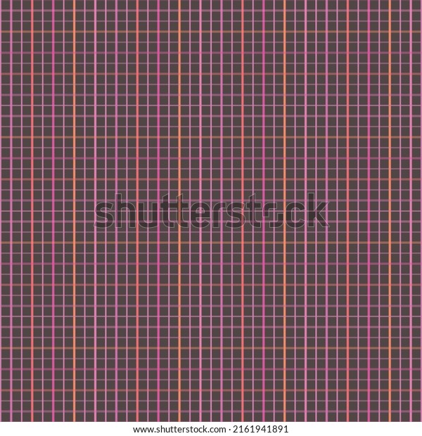 Colorful Seamless Grid Lines On Black Stock Vector (Royalty Free ...