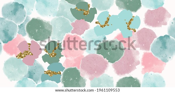 Colorful Seamless Pattern Background Header Collage Stock Vector ...