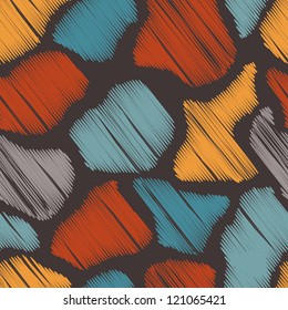 Colorful Seamless Texture Stock Vector (Royalty Free) 121065421 ...