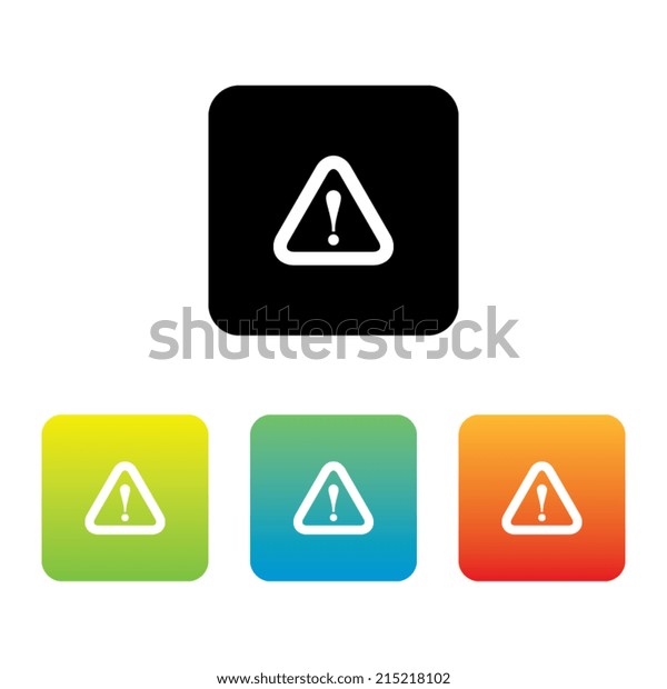 Colorful Set Caution Icons: เวกเตอร์สต็อก (ปลอดค่าลิขสิทธิ์) 215218102 ...