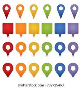 Clip Art Pin Mark On Map Stock Illustration 1915078306 | Shutterstock