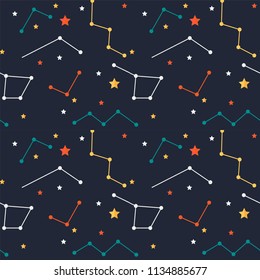 Colorful Shining Stars Pattern Background Vector Stock Vector (Royalty ...