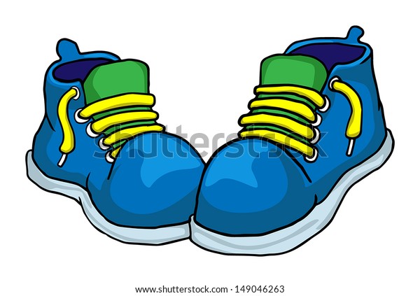 Colorful Shoes Vector Illustration Stock Vector (Royalty Free) 149046263