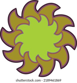 Colorful Simple Abstract Shape Illustration Image Stock Vector (Royalty ...
