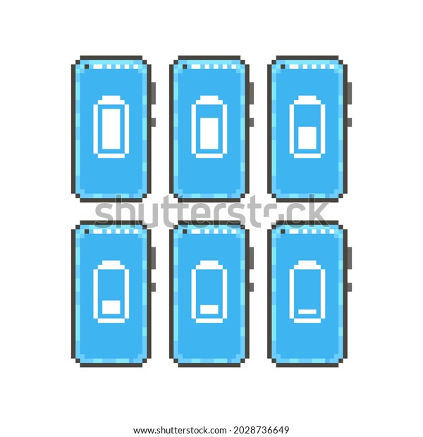 Colorful Simple Flat Pixel Art Illustration Stock Vector (Royalty Free ...