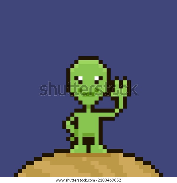2.040 imagens de Alien pixel art Imagens, fotos stock e vetores ...