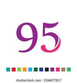 3,788 Logo Number 95 Images, Stock Photos & Vectors | Shutterstock