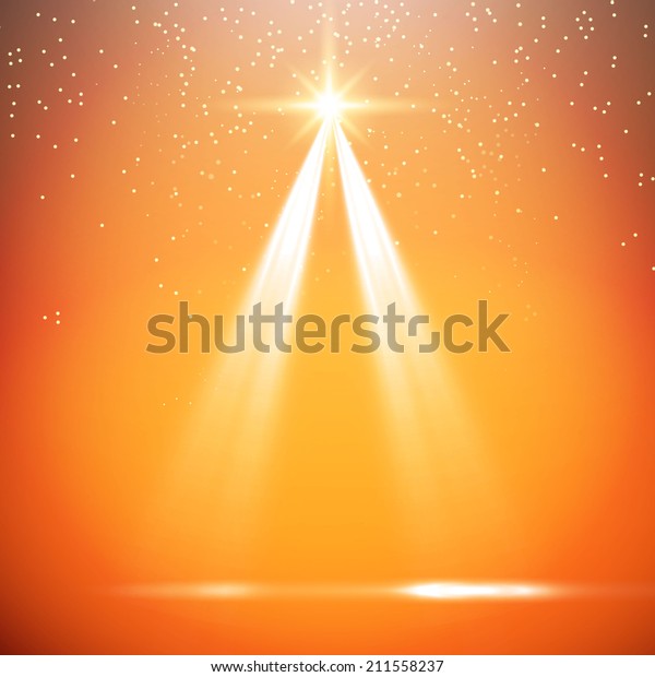 Colorful Spotlight Background Vector Illustration Stock Vector (Royalty ...