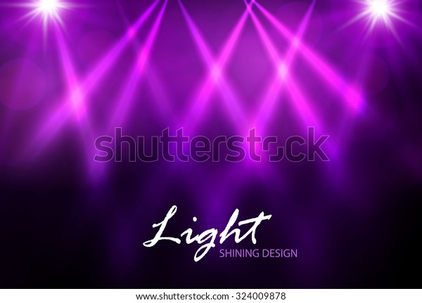 Colorful Spotlight Design Vector Illustration Stock Vector (Royalty ...