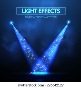 Colorful Spotlight Vector Illustration Stock Vector (Royalty Free ...