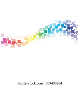 Colorful Spring Square Abstract Background Stock Vector (Royalty Free ...