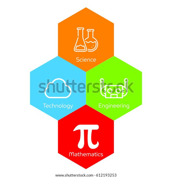 Colorful Stem Logo Stock Vector (Royalty Free) 612193253 | Shutterstock